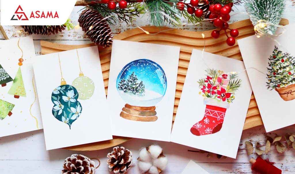 Cách vẽ tranh giáng sinh đẹp, đơn giản trong 5 phút